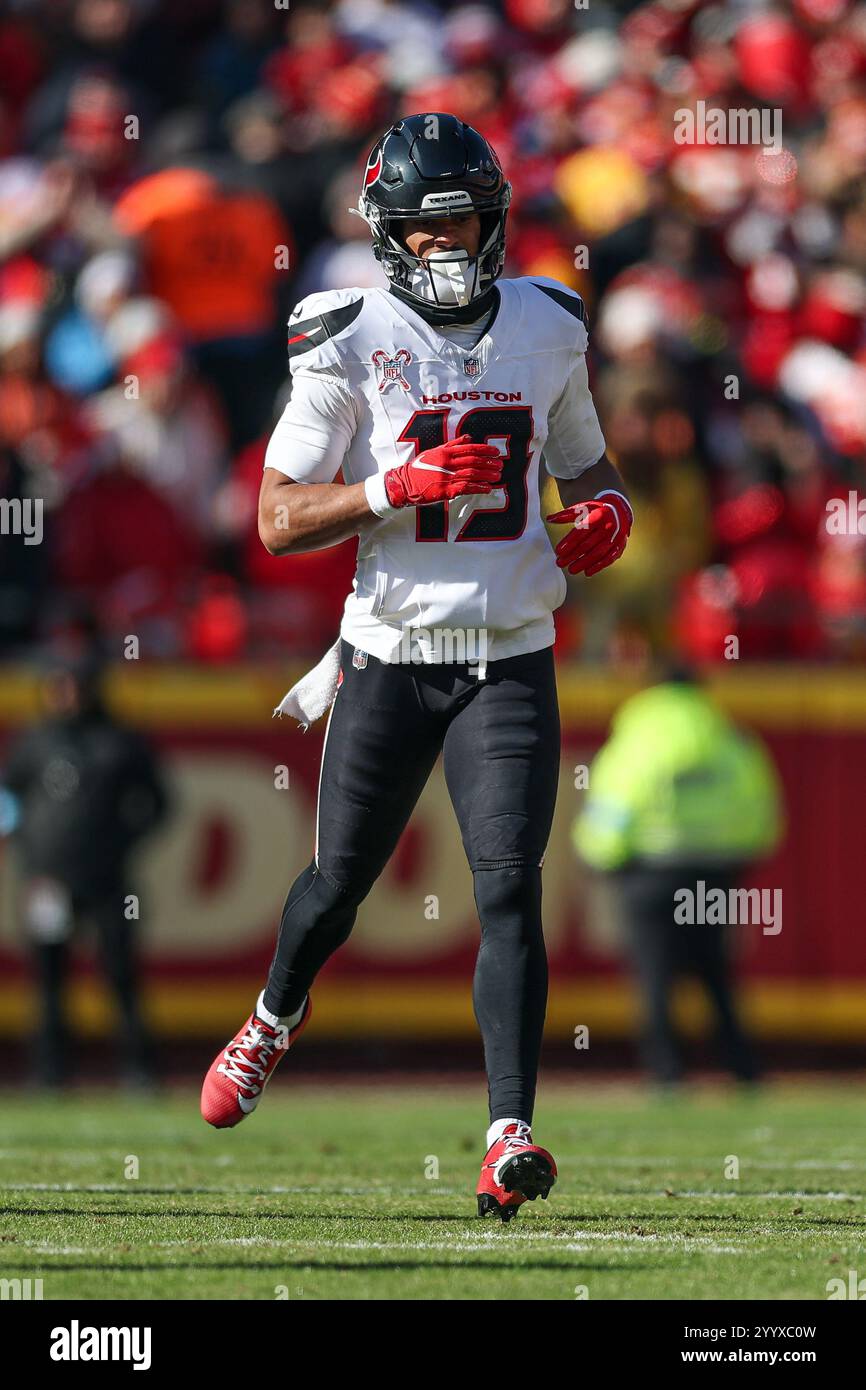 Kansas City, MO, USA. 21st Dec, 2024. Houston Texans wide receiver ...