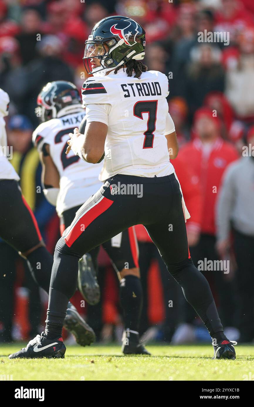 December 21, 2024: Houston Texans quarterback C.J. Stroud (7) looks to ...
