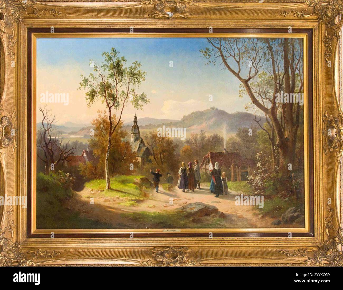 Eduard Stiegel - , a Hessian landscape painter, studied landscape ...