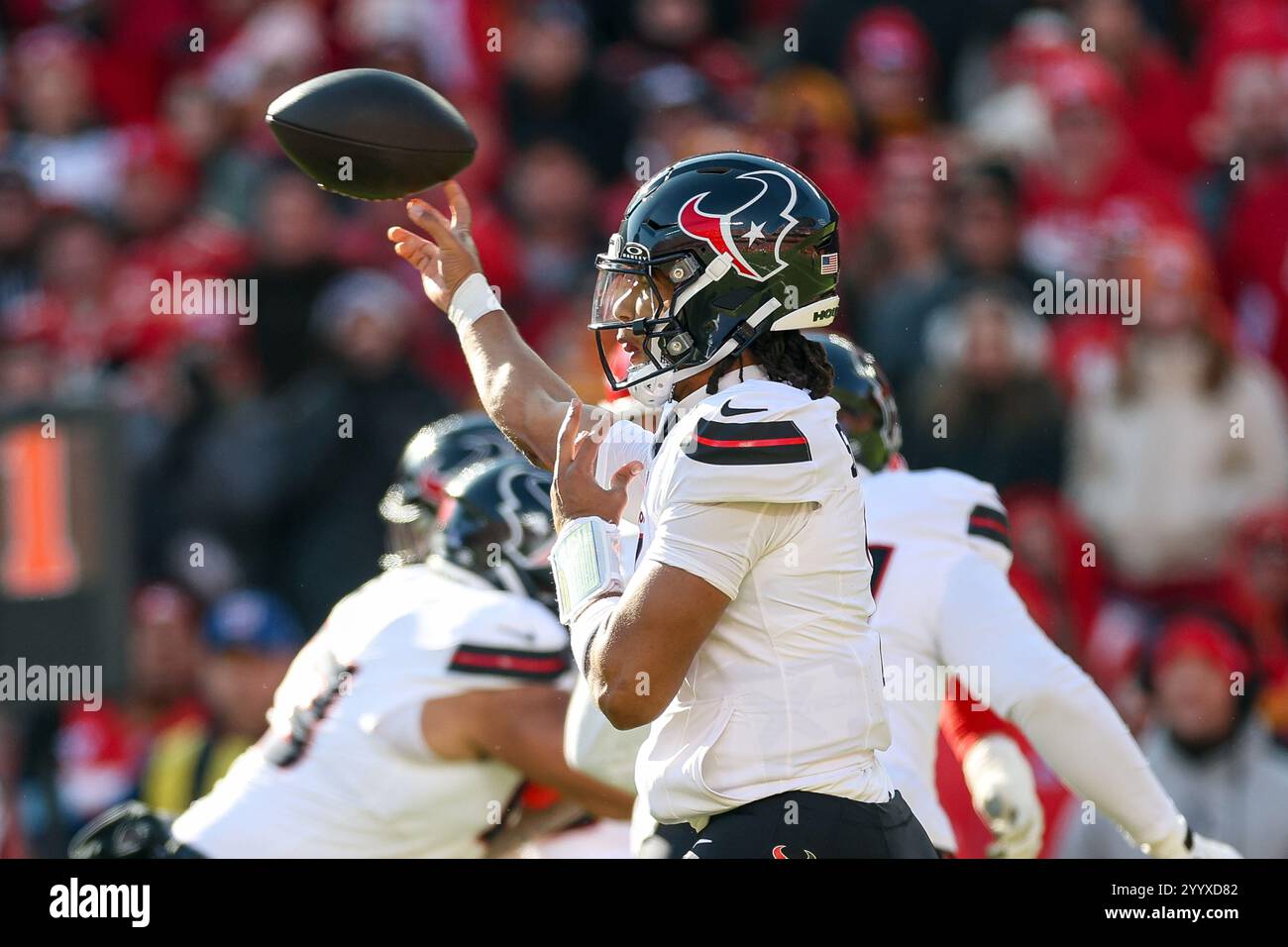 December 21, 2024: Houston Texans quarterback C.J. Stroud (7) throws a ...