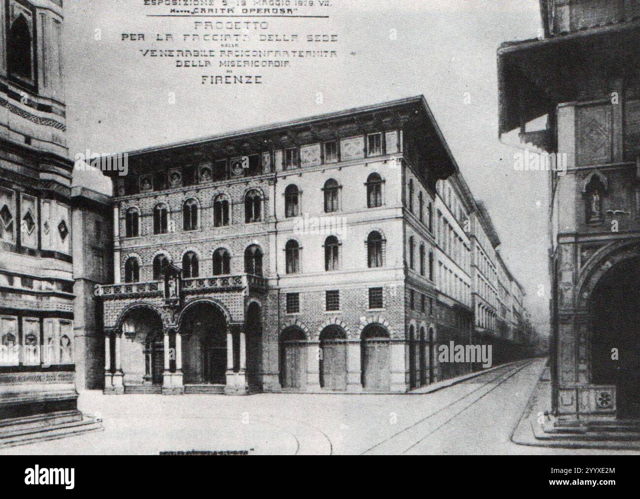 Eduino Maoro - Progetto sede arciconfraternita misericordia Stock Photo ...