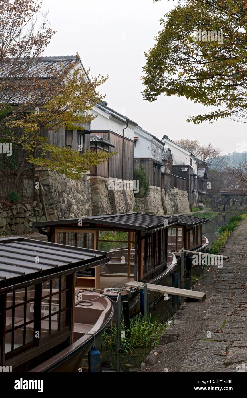 Hachiman-bori canal built during the Edo Period used for merchant trade ...