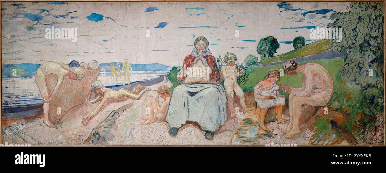 Edvard Munch - The Researchers Stock Photo - Alamy