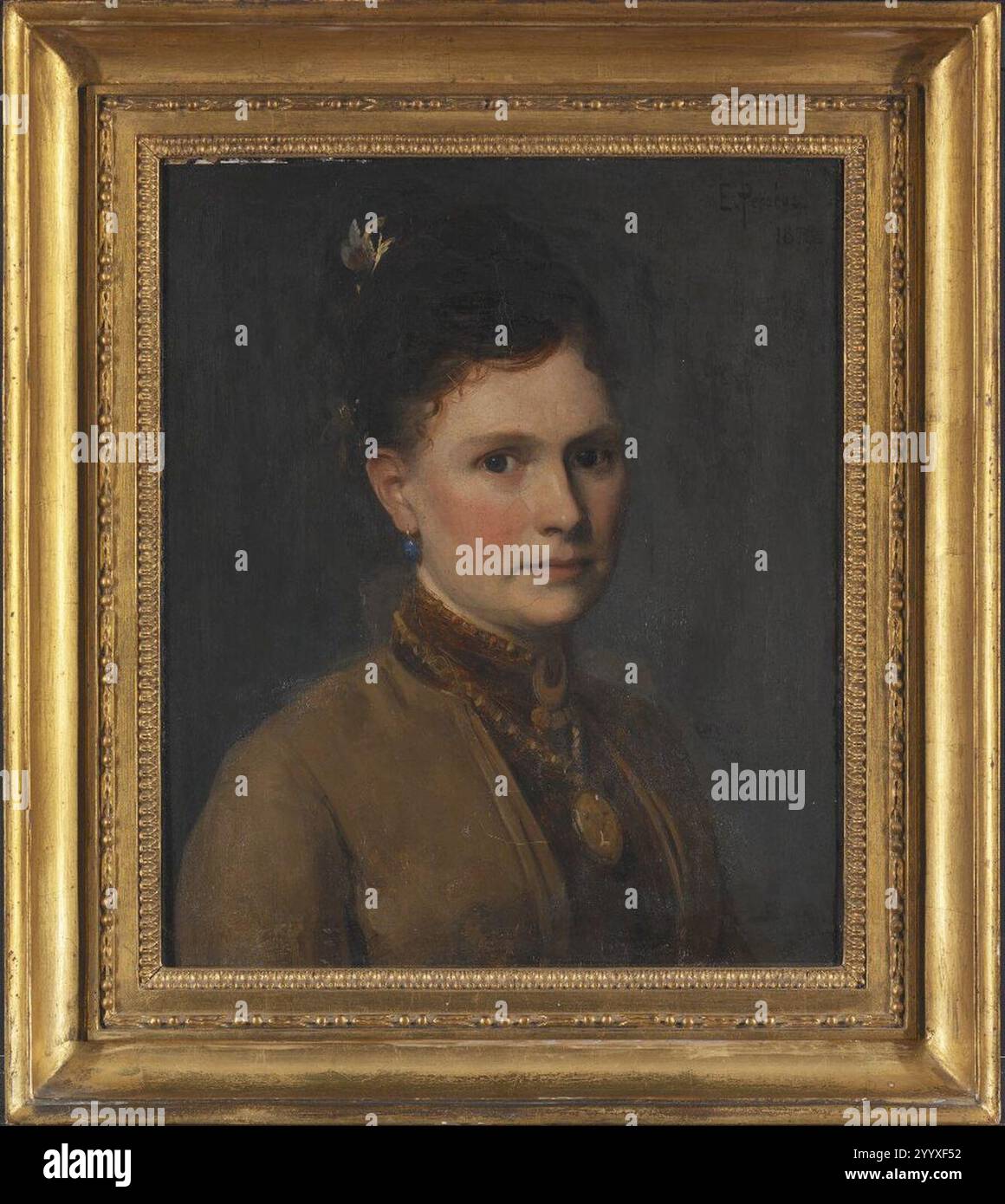 Edvard Perséus - Maria Agnes Claesson (1843- efter 1903 Stock Photo - Alamy