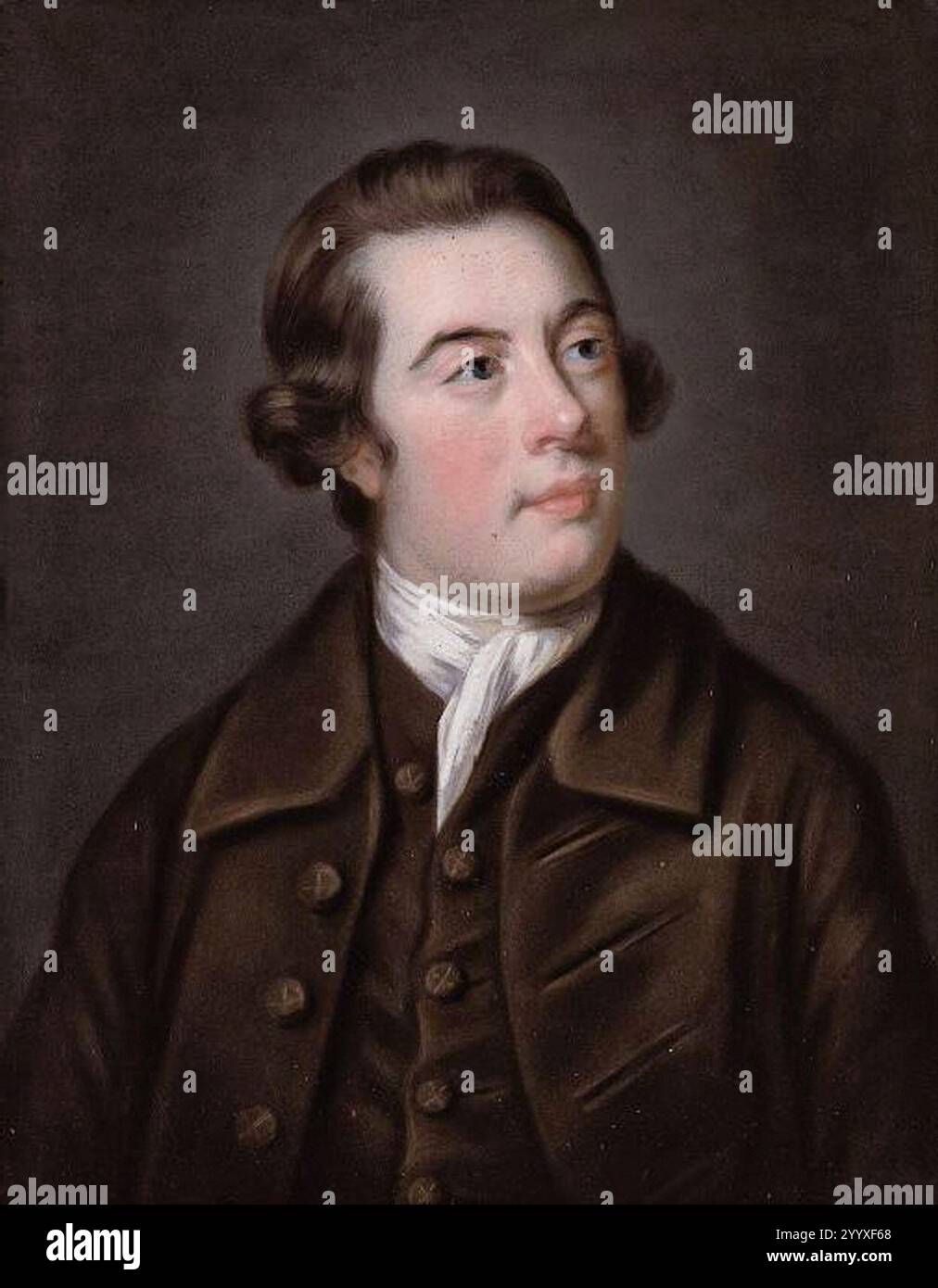 Edward 2nd Viscount Powerscourt - Circle of Francis Cotes Stock Photo ...