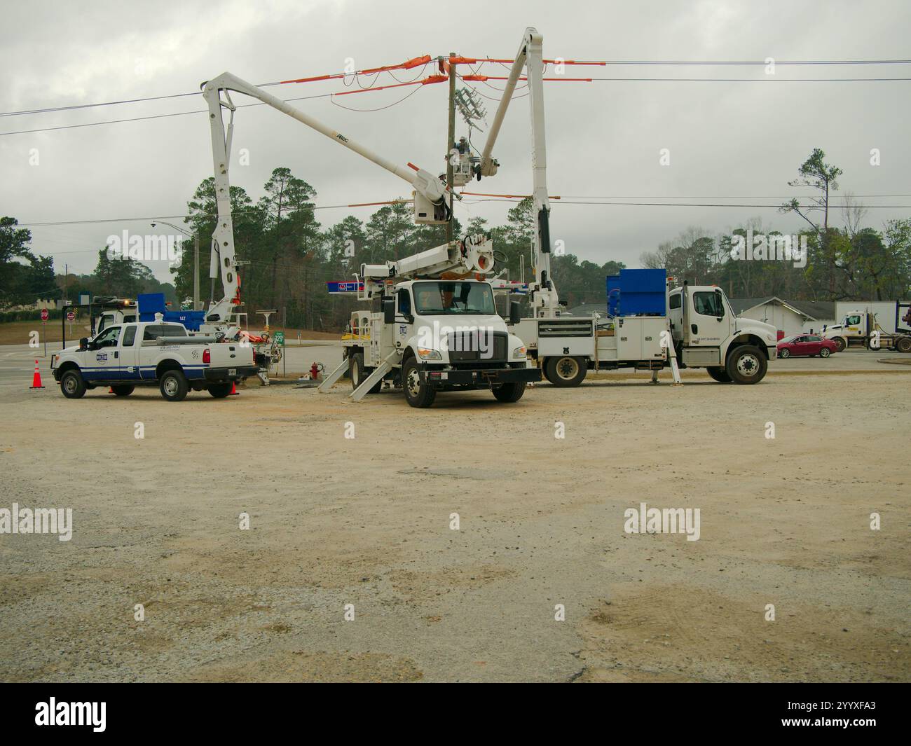 Editorial Use Only Wide view December 18, 2024 Columbia County, GA USA ...