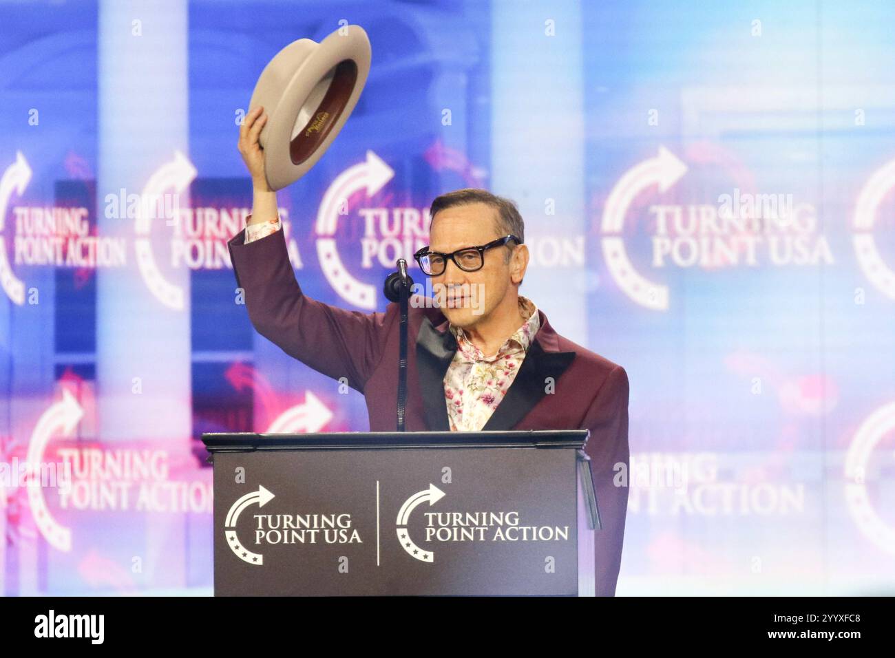 Phoenix, USA. 22nd Dec, 2024. Actor Rob Schneider is a featured speaker ...