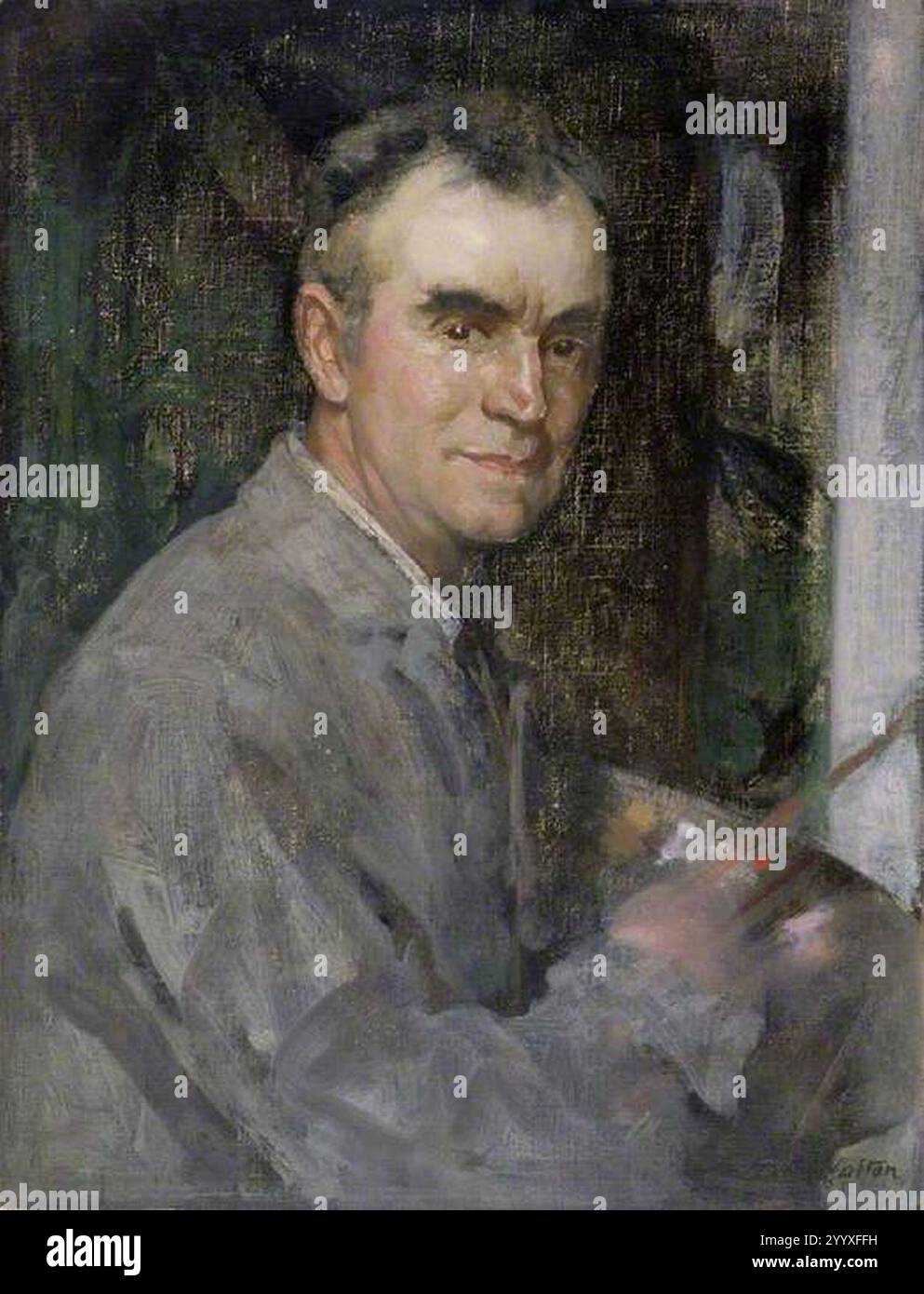 Edward Arthur Walton (1860-1922) - Self Portrait Stock Photo - Alamy