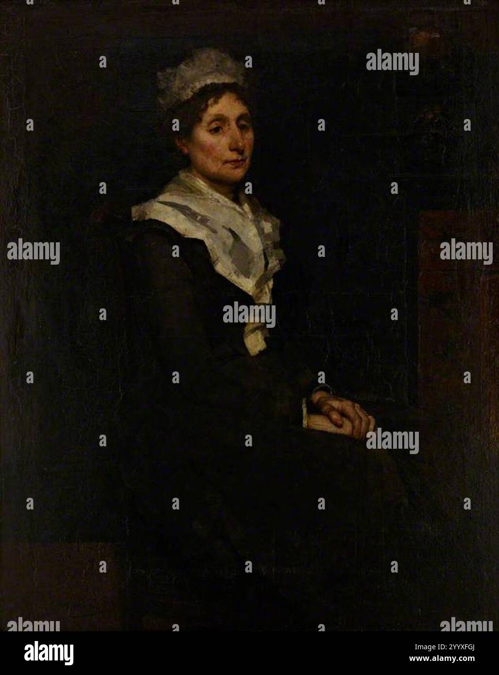 Edward Arthur Walton (1860-1922) - The Artist's Mother, Elizabeth ...