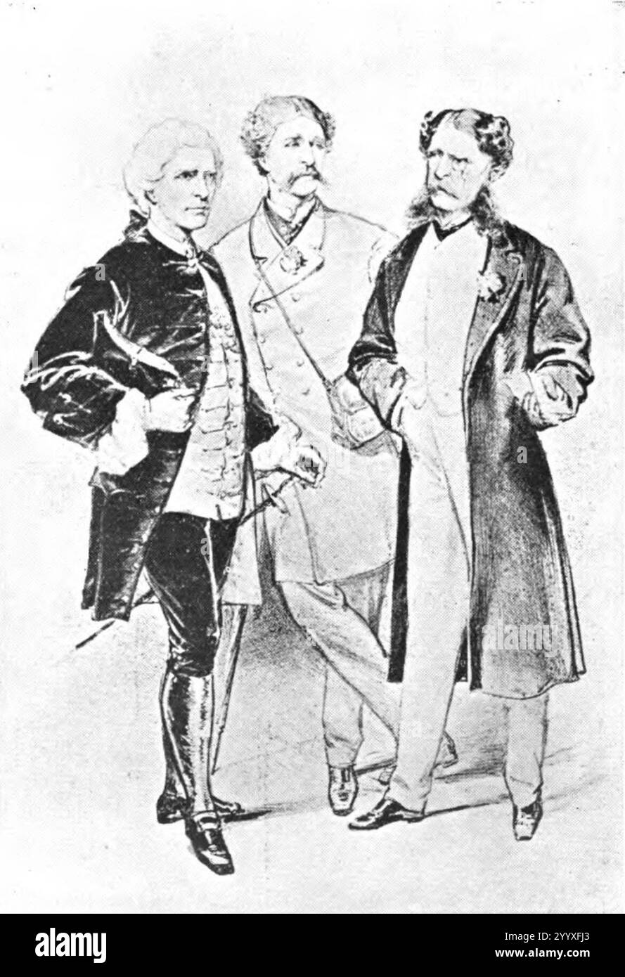Edward Askew Sothern as David Garrick, Brother Sam, and Lord Dundreary ...