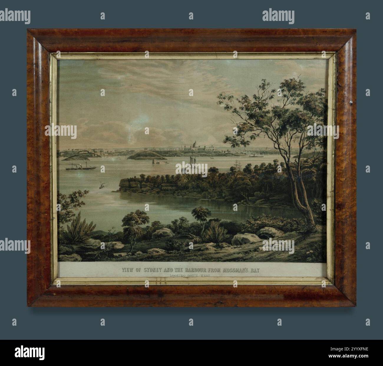 Edward Baker Boulton - 'View of Sydney and the Harbour from Mossman's ...