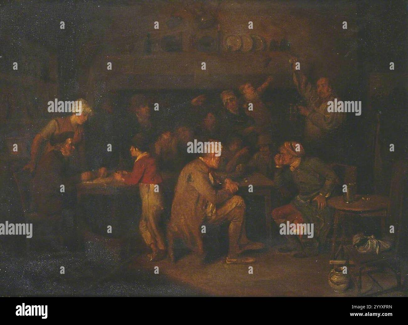 Edward Bird (1772-1819) - The Raffle for the Watch Stock Photo - Alamy