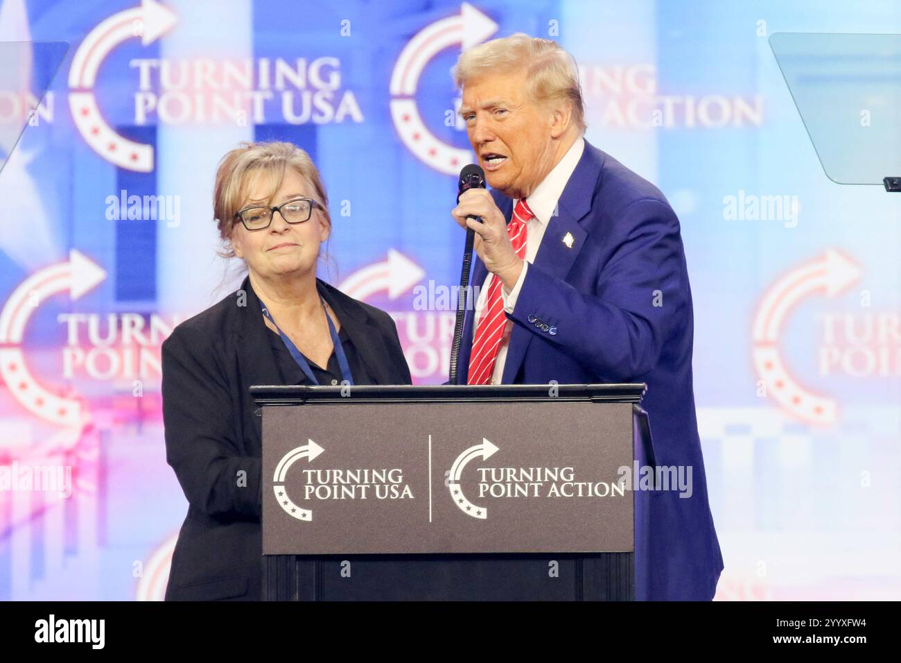 Phoenix, USA. 22nd Dec, 2024. Donald Trump called Patty Martin to the ...