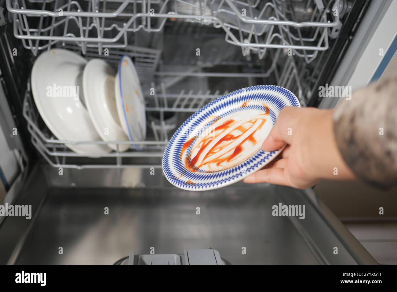 Efficiently Loading a Dishwasher with Dirty Dishes for Maximum Cleaning ...