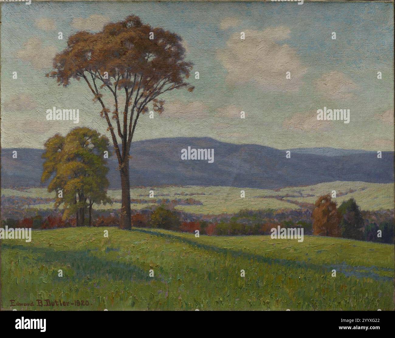 Edward Burgess Butler - O'er Hill and Dale Stock Photo - Alamy