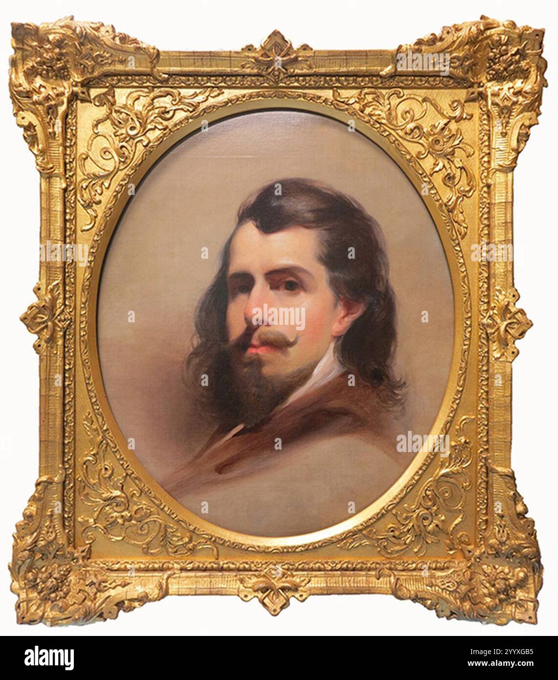 Edward Caledon Bruce self portrait Stock Photo - Alamy