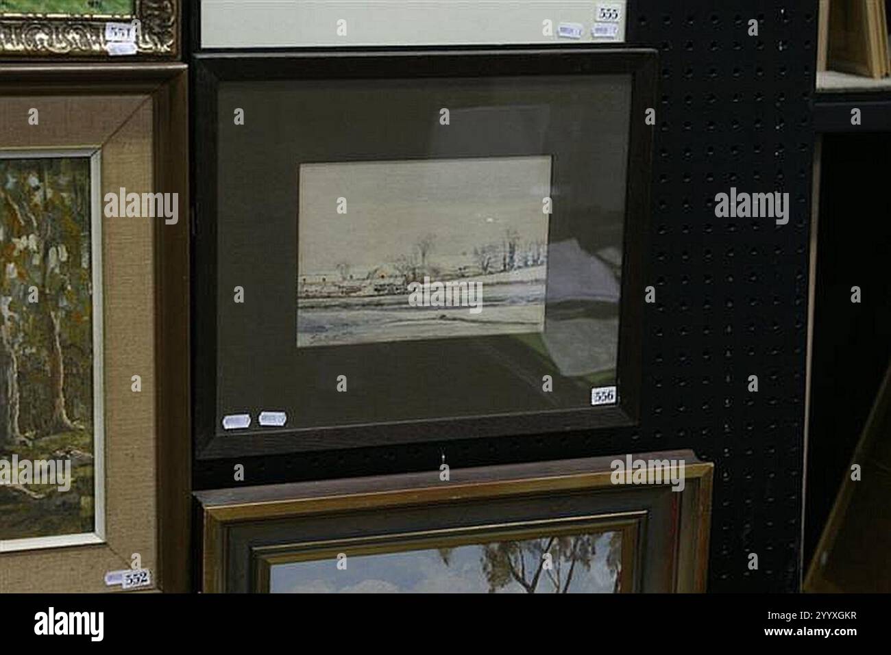 Edward Combes - Edward Combes Winter Scene watercolour 17 x 24cm signed ...