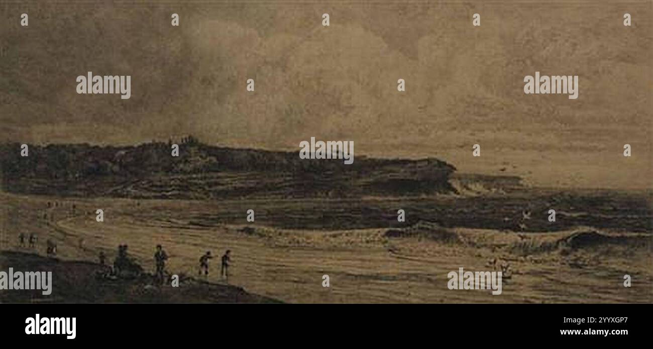 Edward Combes - After Edward Combes (1830-1895) Coogee Beach 1854 ...