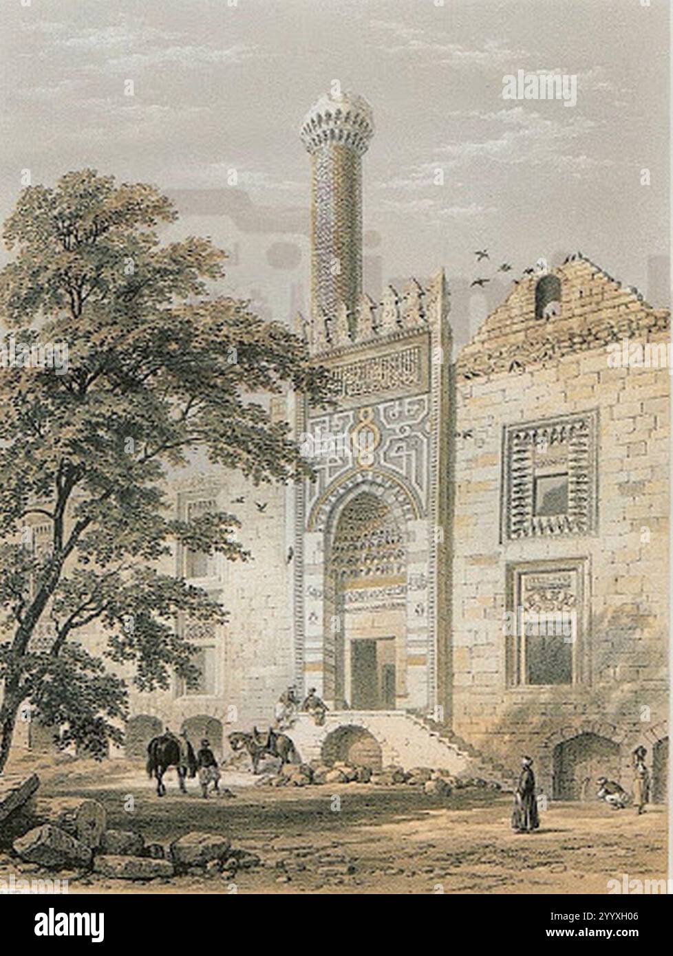 Edward Falkener Isa bey Mosque Efes (cropped Stock Photo - Alamy