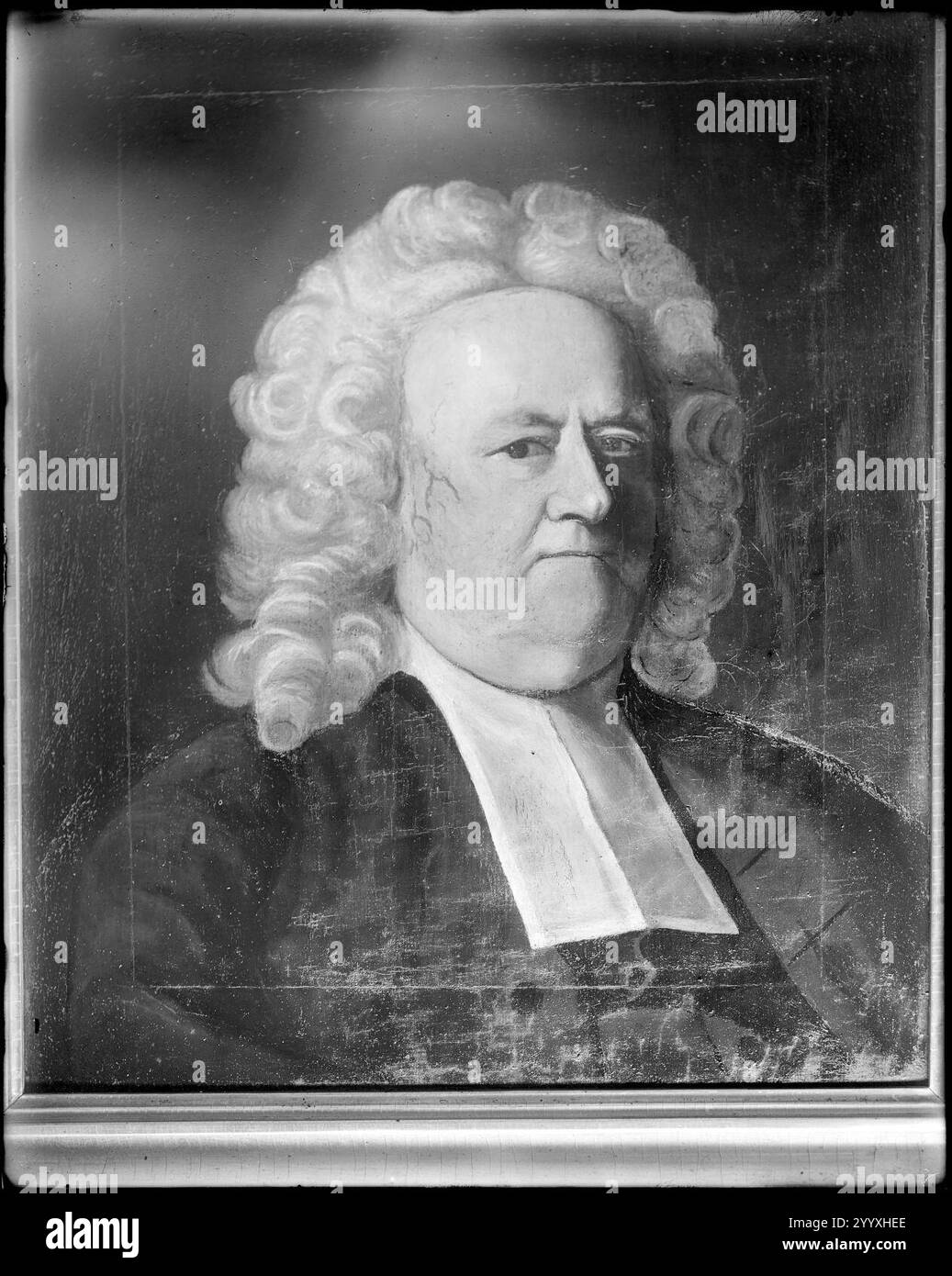 Edward Holyoke, by Copley, at Harvard, photograph by Frank Cousins, c ...