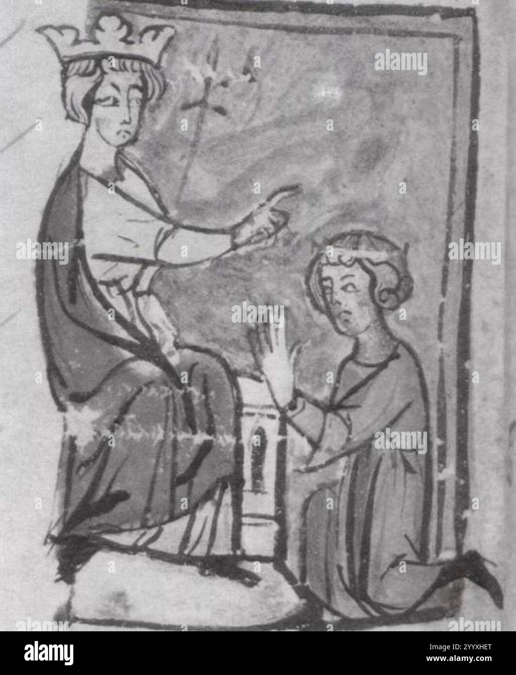 Edward I & II (cropped Stock Photo - Alamy