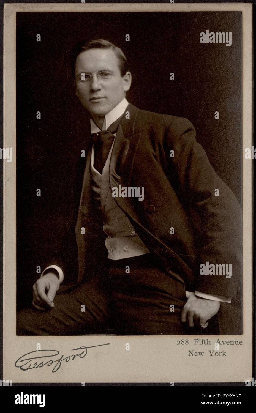 Edward Johnson (Joseph Gessford cabinet card Stock Photo - Alamy