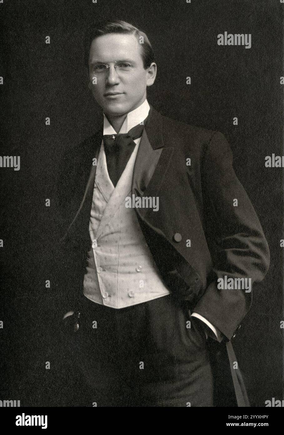 Edward Johnson (Joseph Gessford cabinet card 2 Stock Photo - Alamy