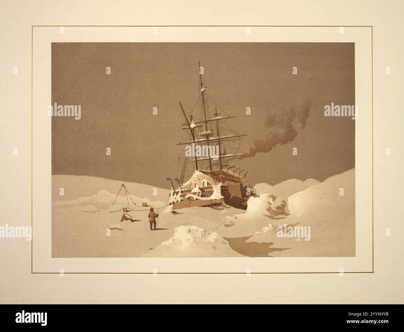 Edward Lawton Moss - HMS in the Arctic 22530731577 Stock Photo - Alamy
