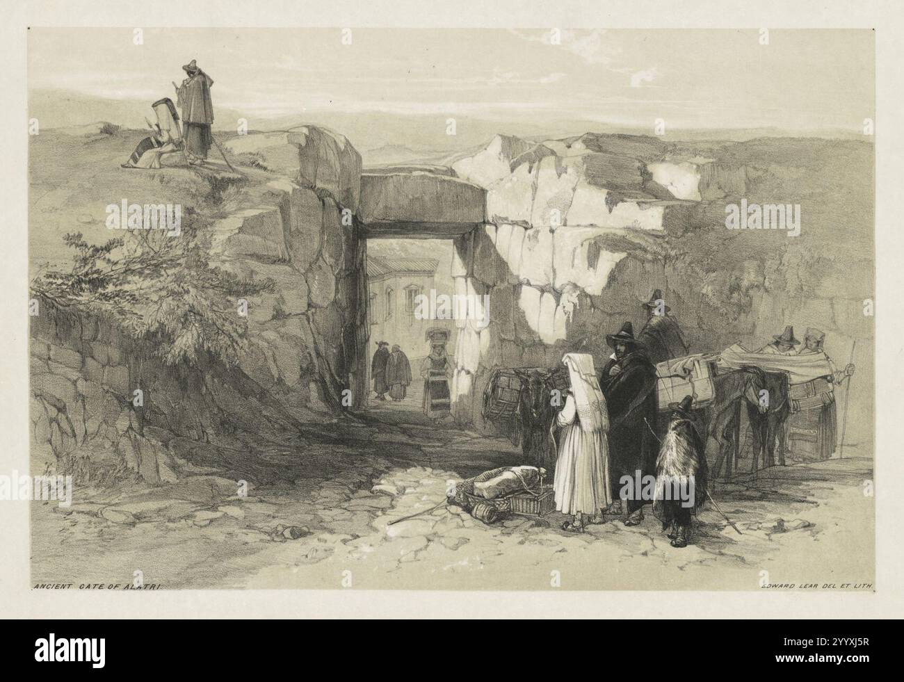 Edward Lear (British, 1812-1888) - Views of Rome and Its Environs ...