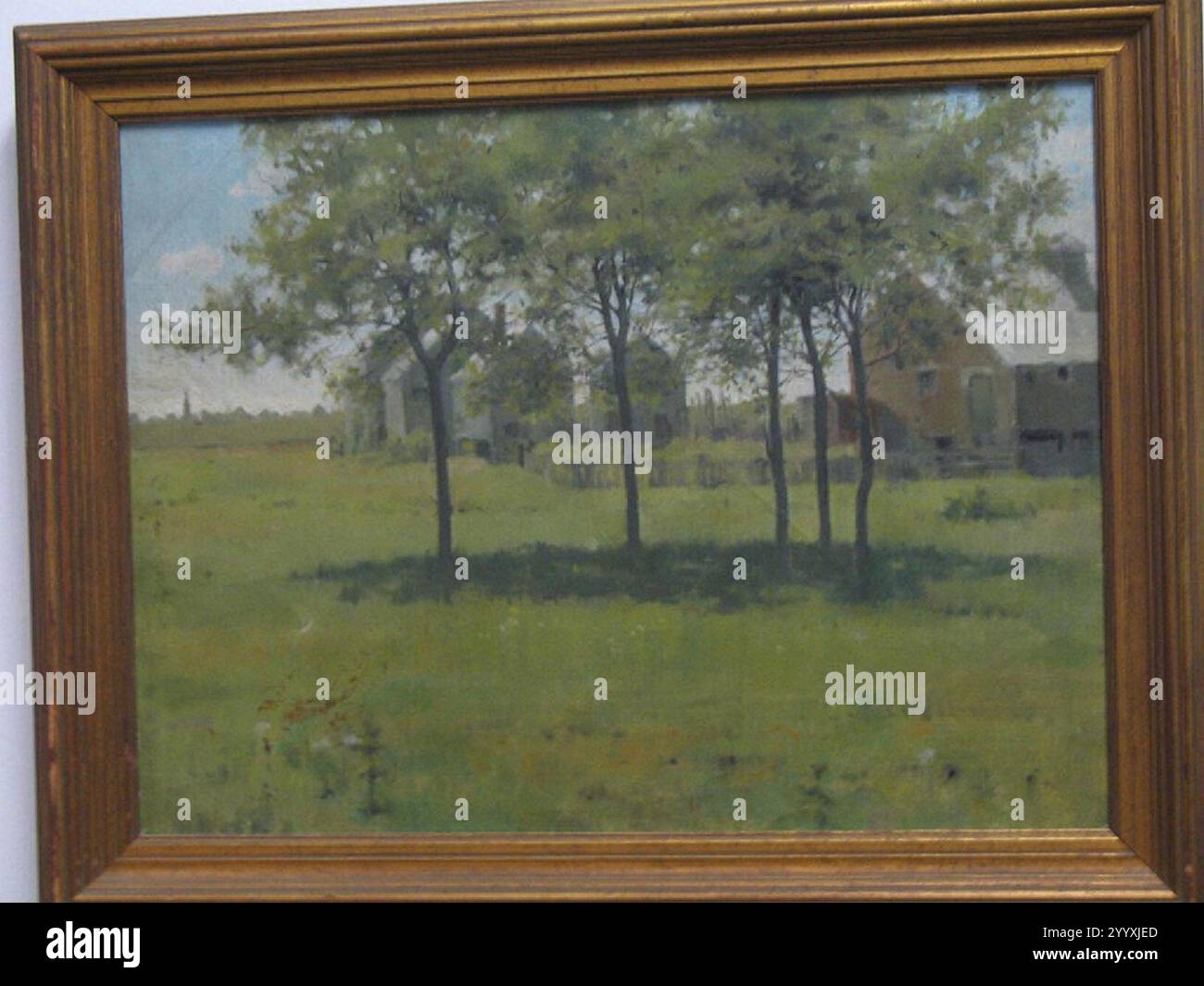 Edward Martin Taber - View of a Farm - 1943.20 Stock Photo - Alamy