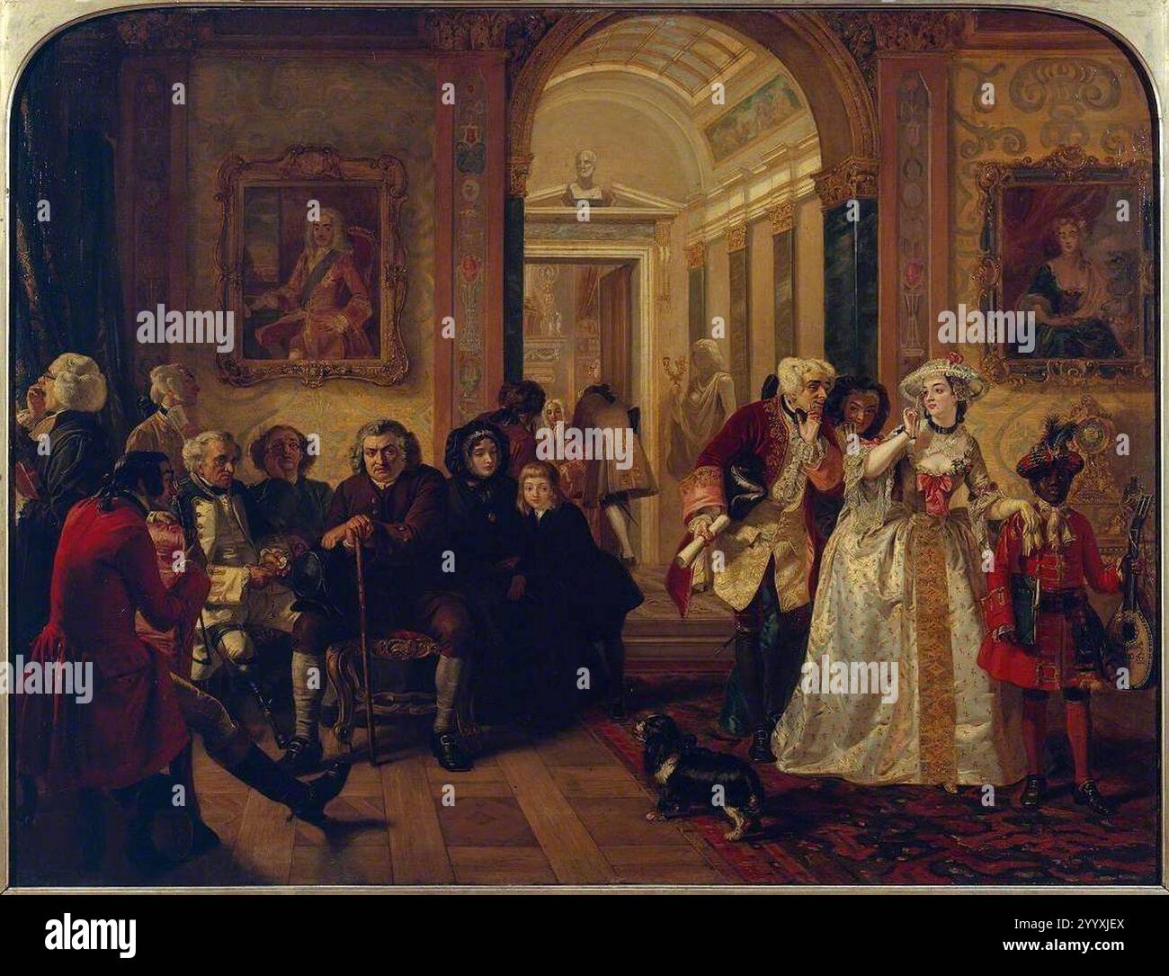 Edward Matthew Ward (1816-1879) - Doctor Johnson in the Ante-Room of ...