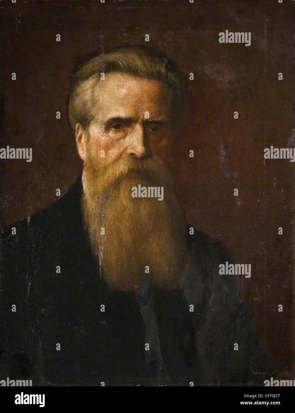 Edward Richard Taylor (1838-1912) - Self Portrait Stock Photo - Alamy