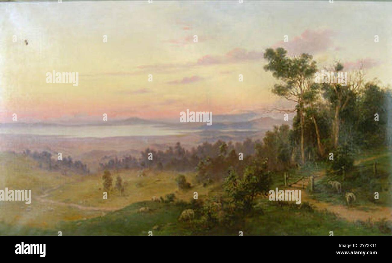 Edward PAYTON (English, b.1859, d.1944) - The Waitemata, Auckland Stock ...