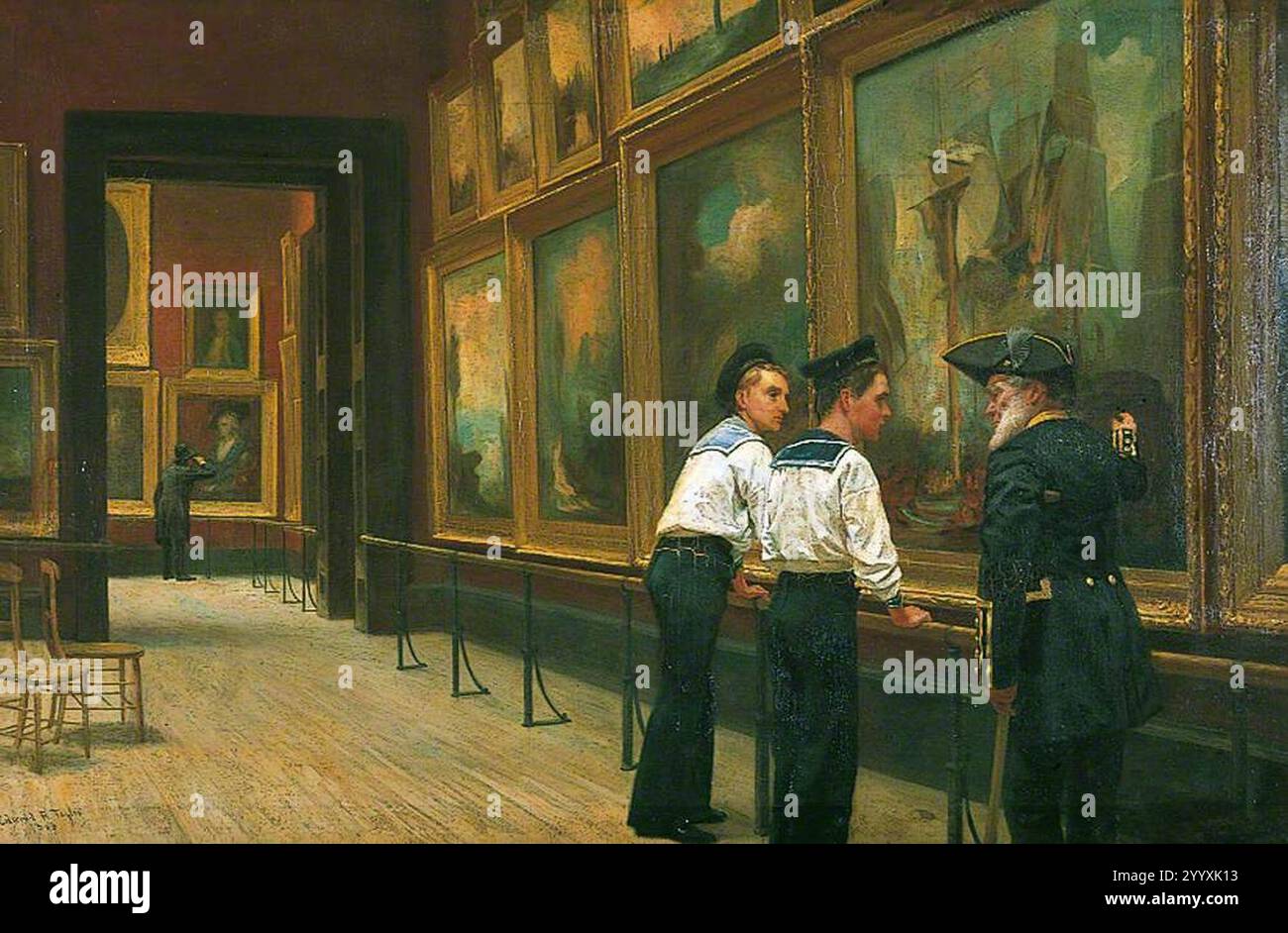 Edward Richard Taylor (1838-1912) - 'Twas a Famous Victory' Stock Photo ...