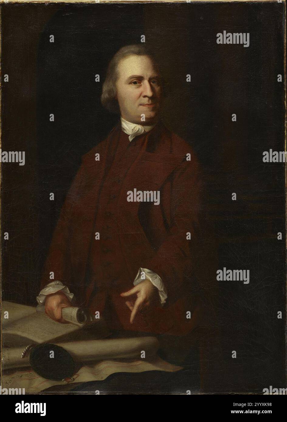 Edward Savage - Samuel Adams Stock Photo - Alamy
