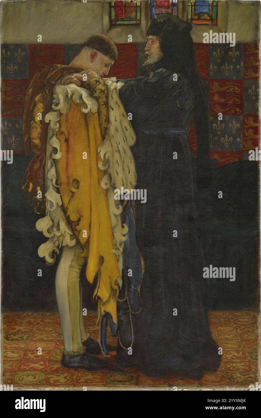 Edwin Austin Abbey - King Henry IV, Part I, The King to the Prince of ...