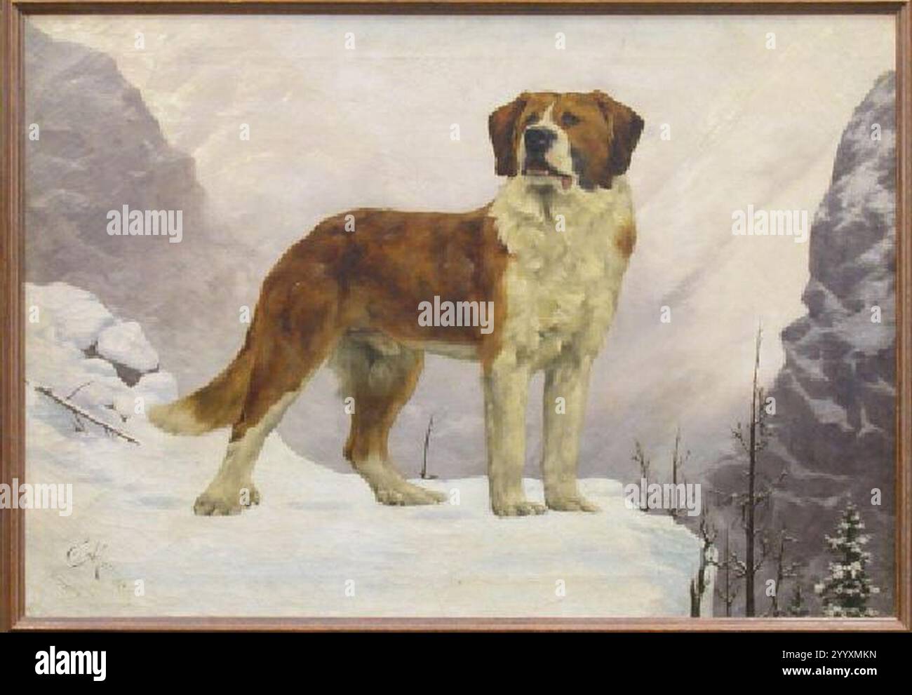 Edwin Augustus Moore - , inscribed and dated on the reverse painted by ...