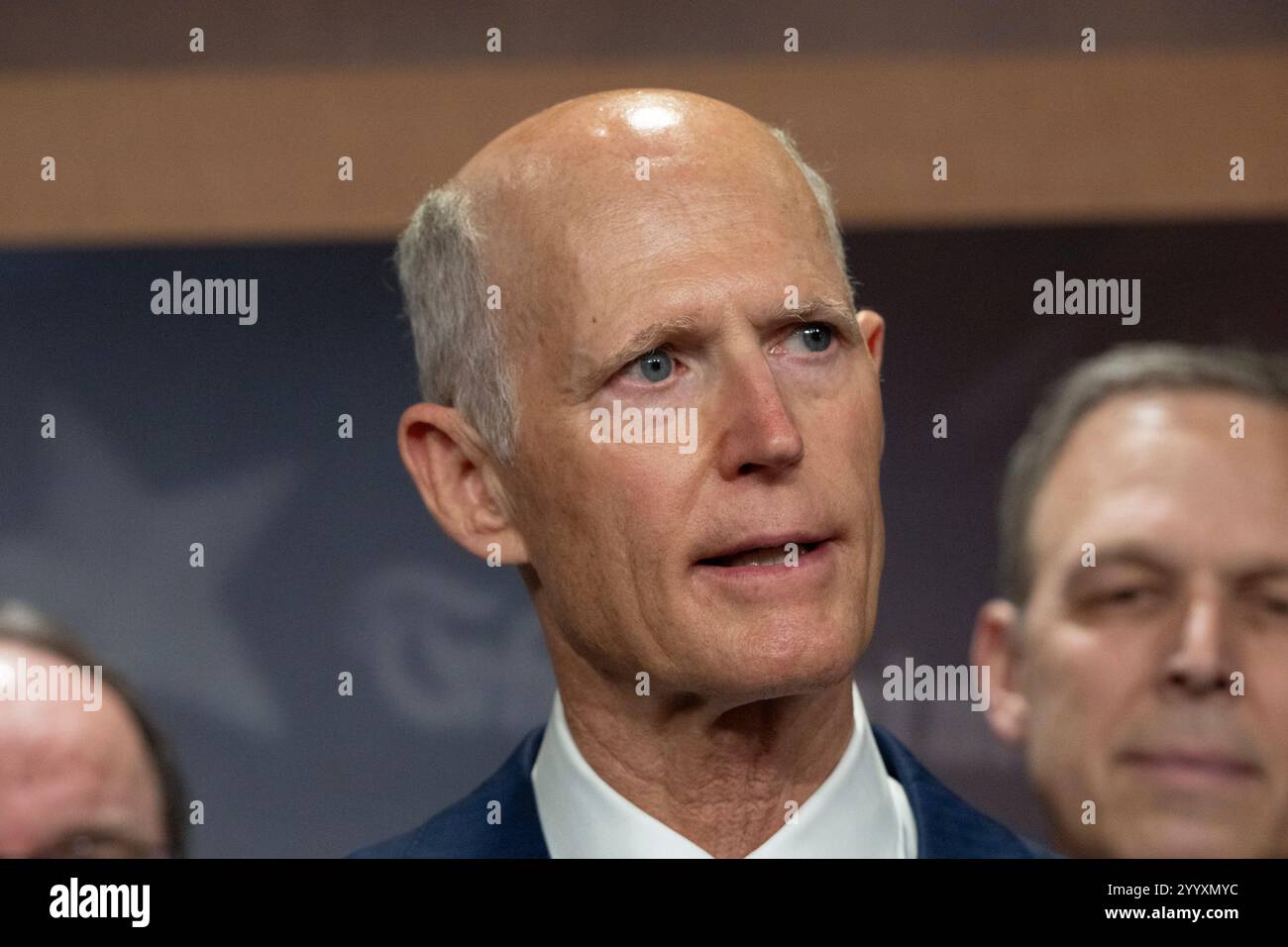 United States Senator Rick Scott (Republican of Florida) speaks during ...