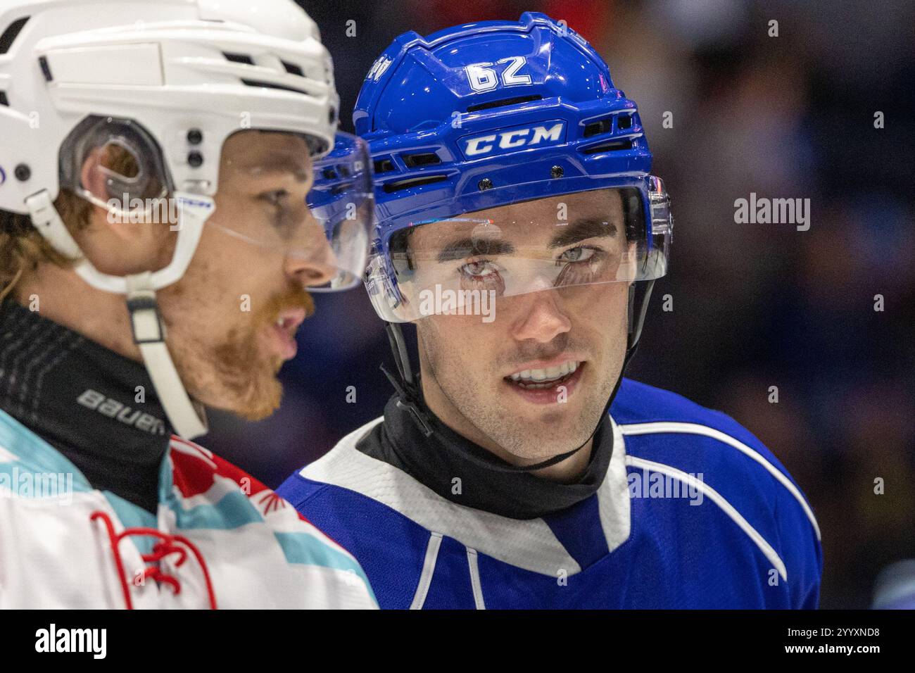 Rochester, New York, USA. 20th Dec, 2024. Syracuse Crunch forward Jack ...