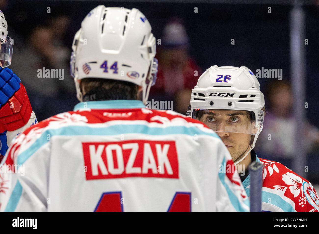 Rochester, New York, USA. 20th Dec, 2024. Rochester Americans forward ...