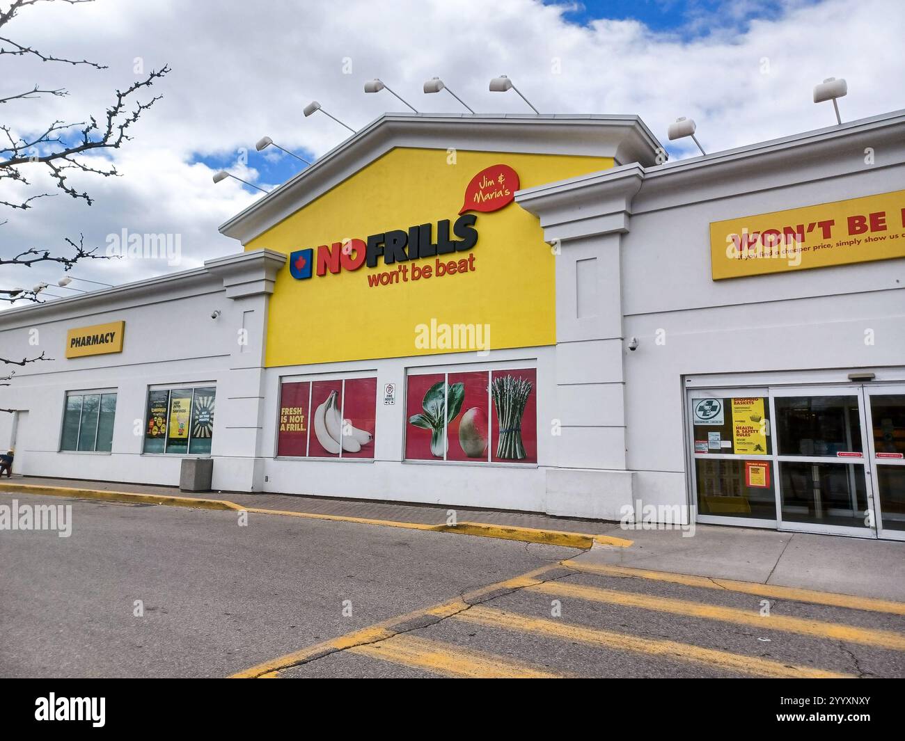 Toronto, ON, Canada - October 10, 2023: No Frills is a Canadian chain ...