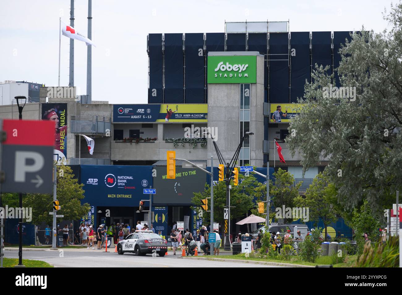 Toronto, ON, Canada – August 10, 2023: The logo and brand sign on ...