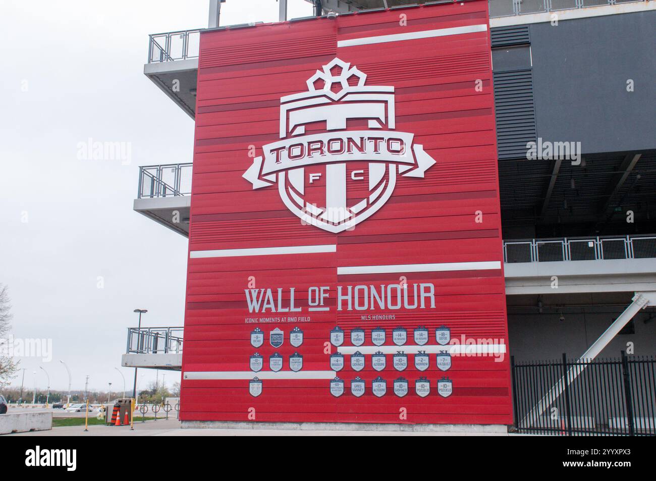 Toronto, ON, Canada – April 5, 2024: Toronto F.C. MLS team logo at ...