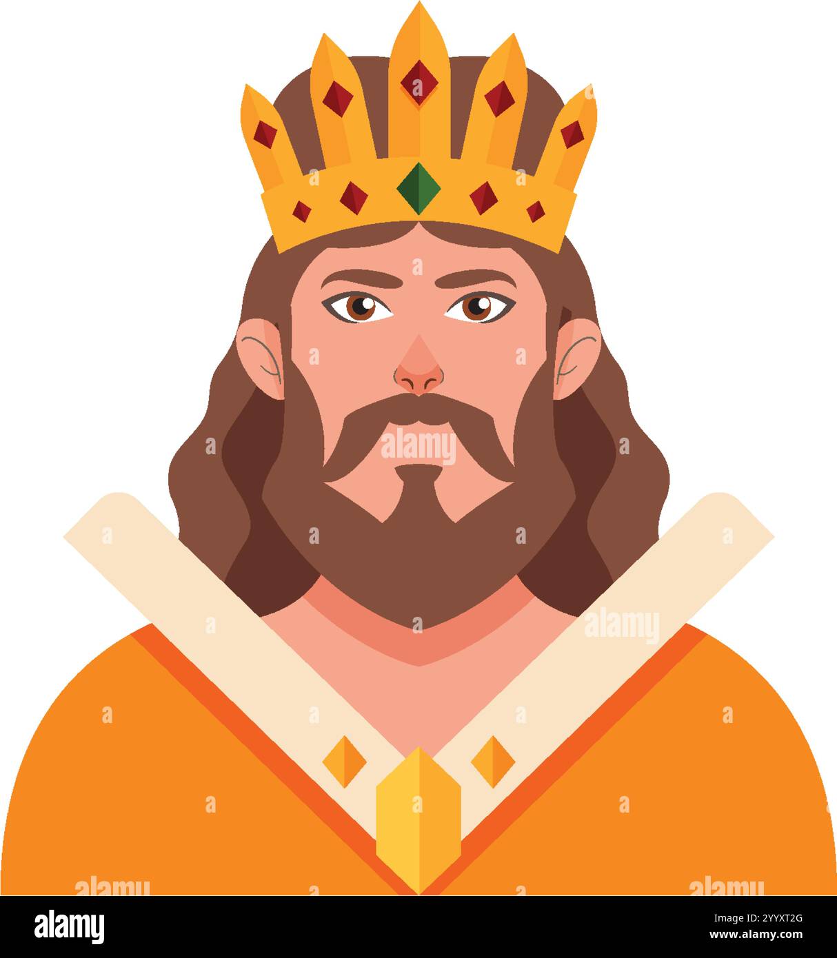 Royal figure portrait Stock Vector Images - Alamy