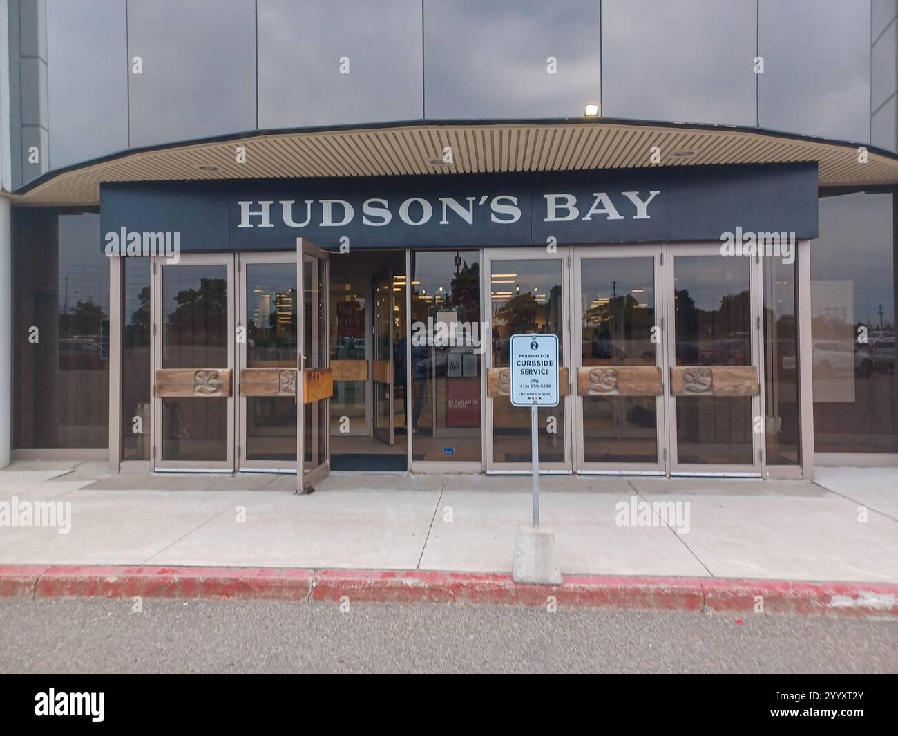 Toronto, ON, Canada – July 20, 2024: The logo and brand sign of Hudson ...