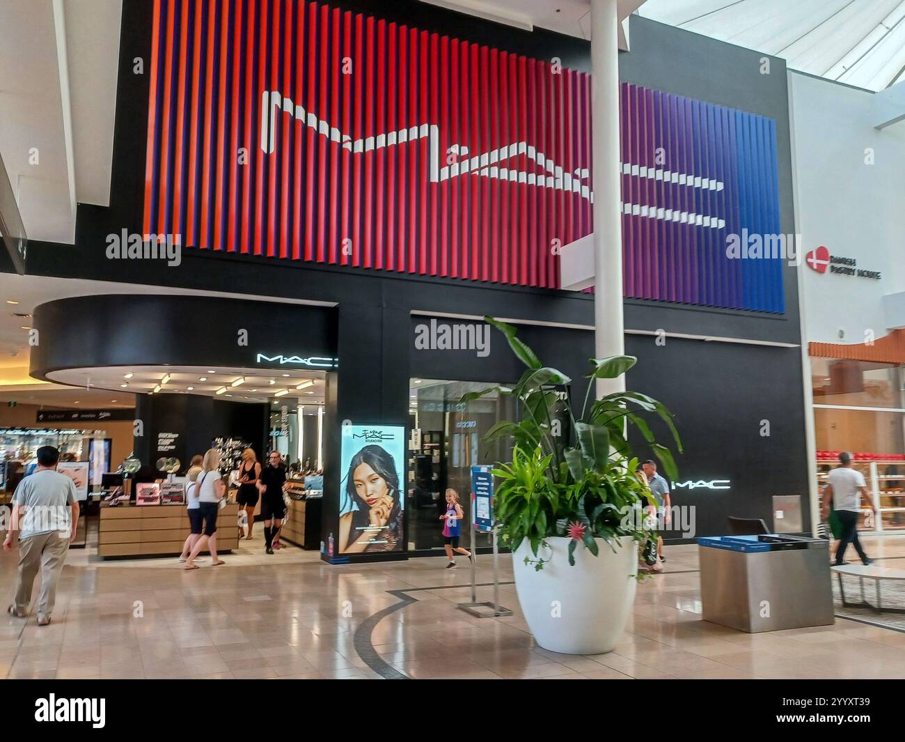 Toronto, ON, Canada - August 1, 2024: View at the MAC company logo in ...