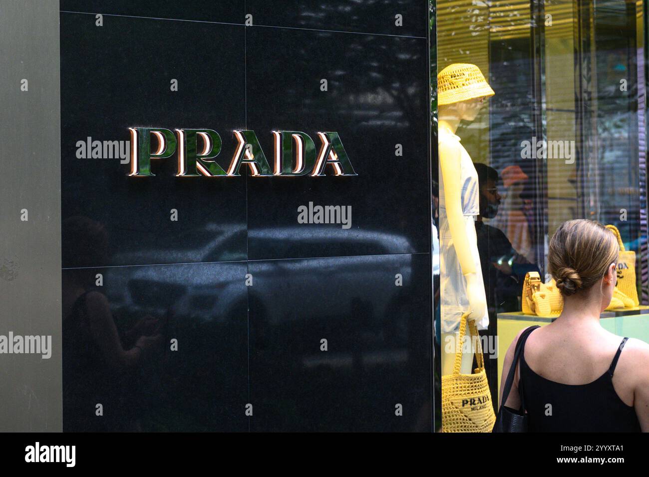 Prada logotype hi-res stock photography and images - Alamy