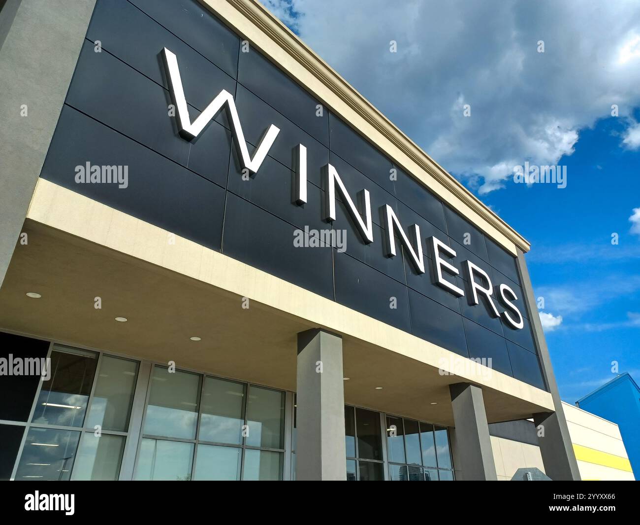 Toronto, ON, Canada - February 26, 2024: View at the brand identity ...