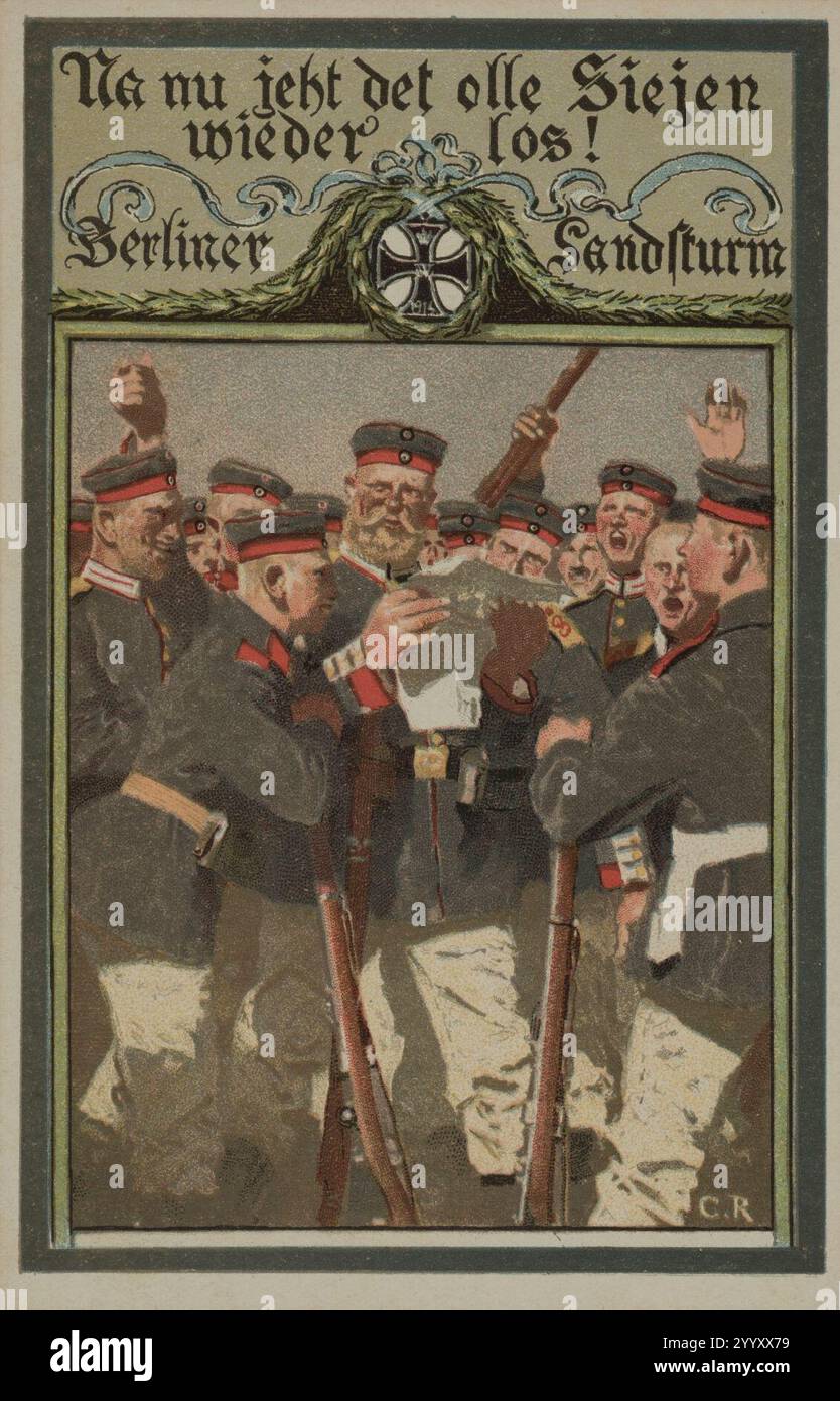 Eerste Wereldoorlog, propaganda, ansichtkaarten, prentbriefkaarten ...