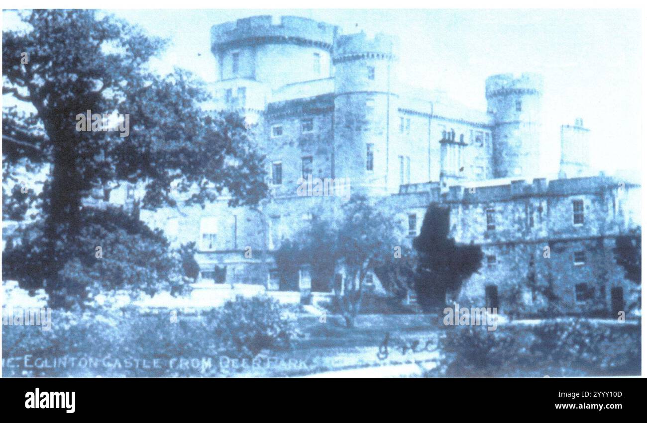 Eglinton Castle from the Deerpark Stock Photo - Alamy